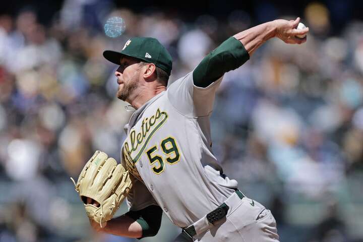 Athletics beat Yankees 1-0 to clinch their first Yankee Stadium series ...