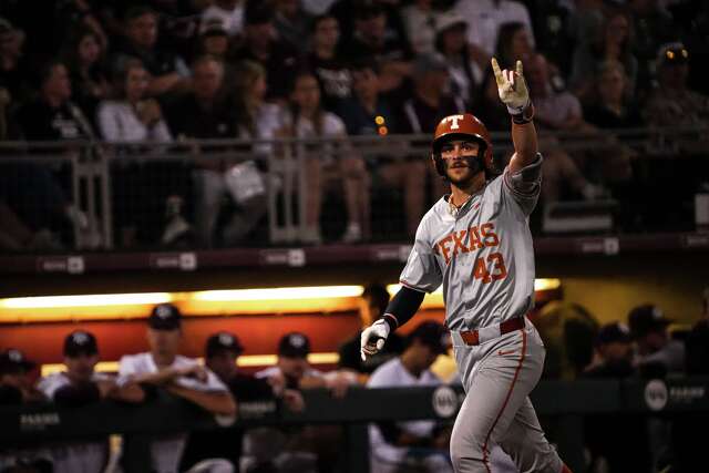 Texas OF Aiden Robbins ranks among SEC's top hitters this season