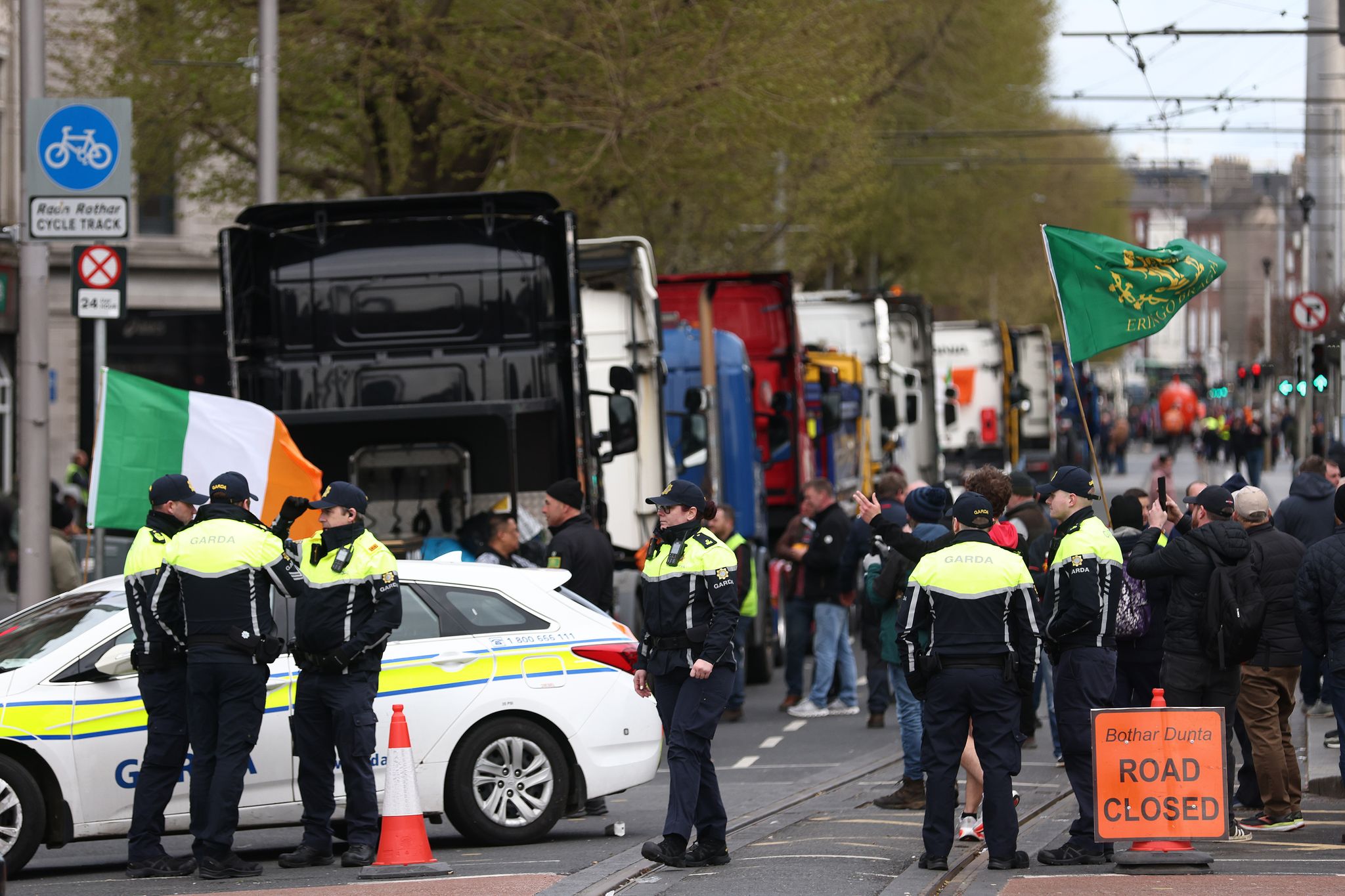 Irish police clear demonstrators to reopen refinery as fuel protest ...