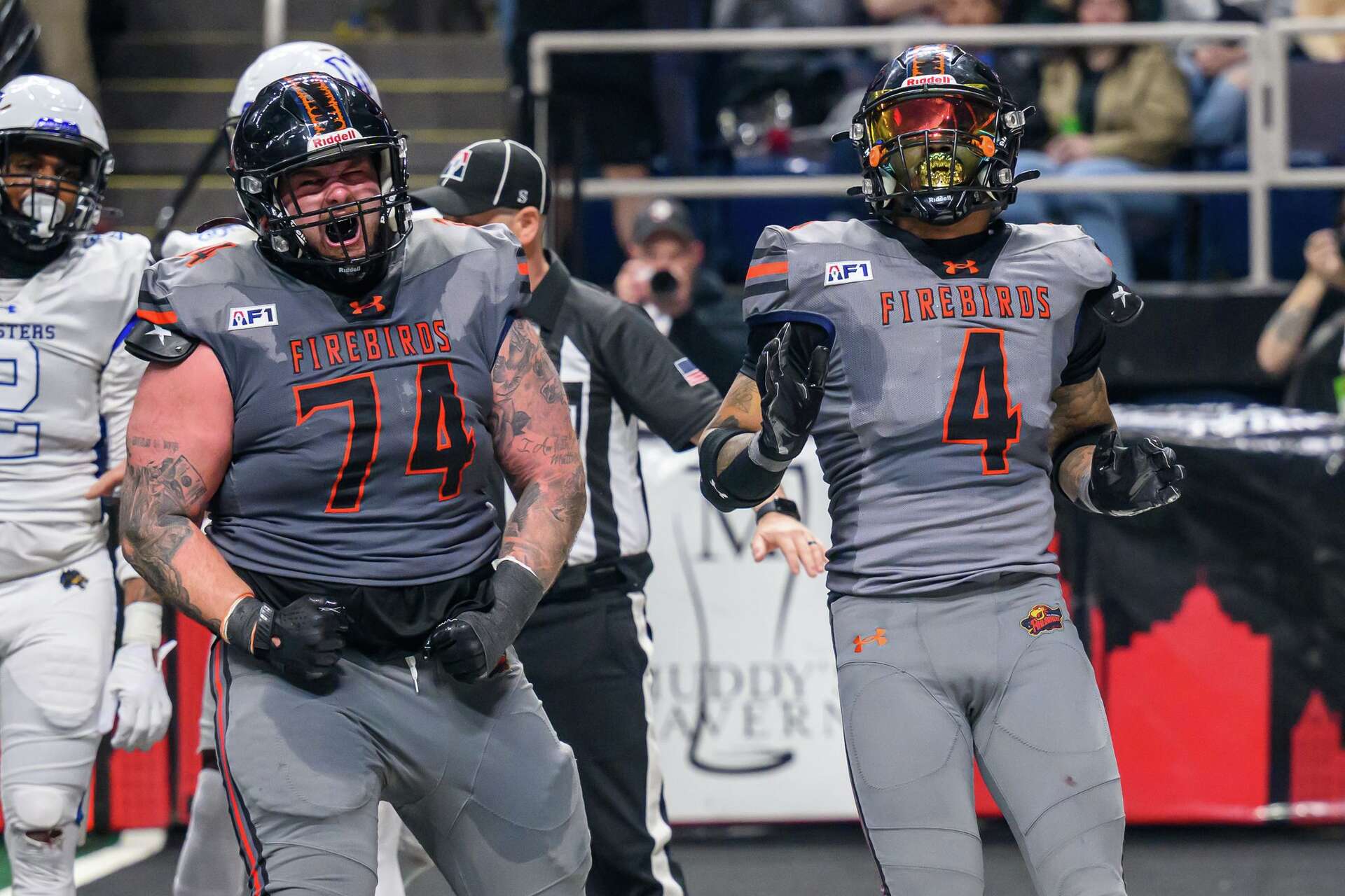 Albany Firebirds beat Beaumont Renegades in Arena Football One action