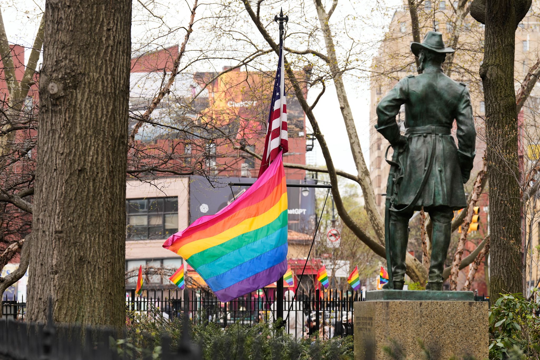 Trump administration agrees to return rainbow Pride flag to New York’s ...