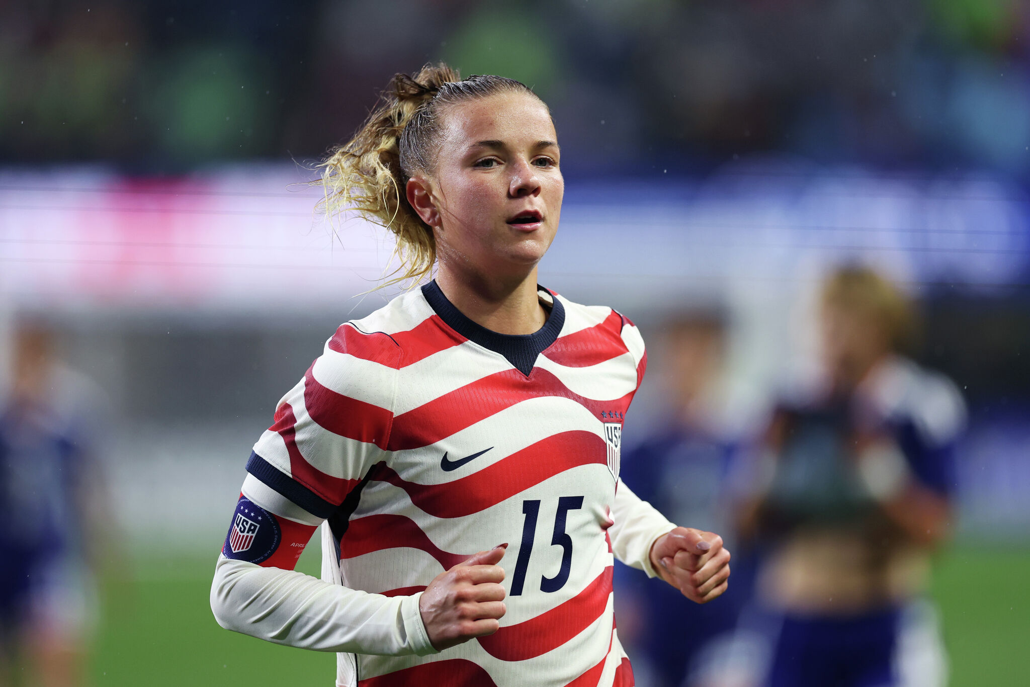 Claire Hutton starts as USWNT captain, makes history in loss to Japan