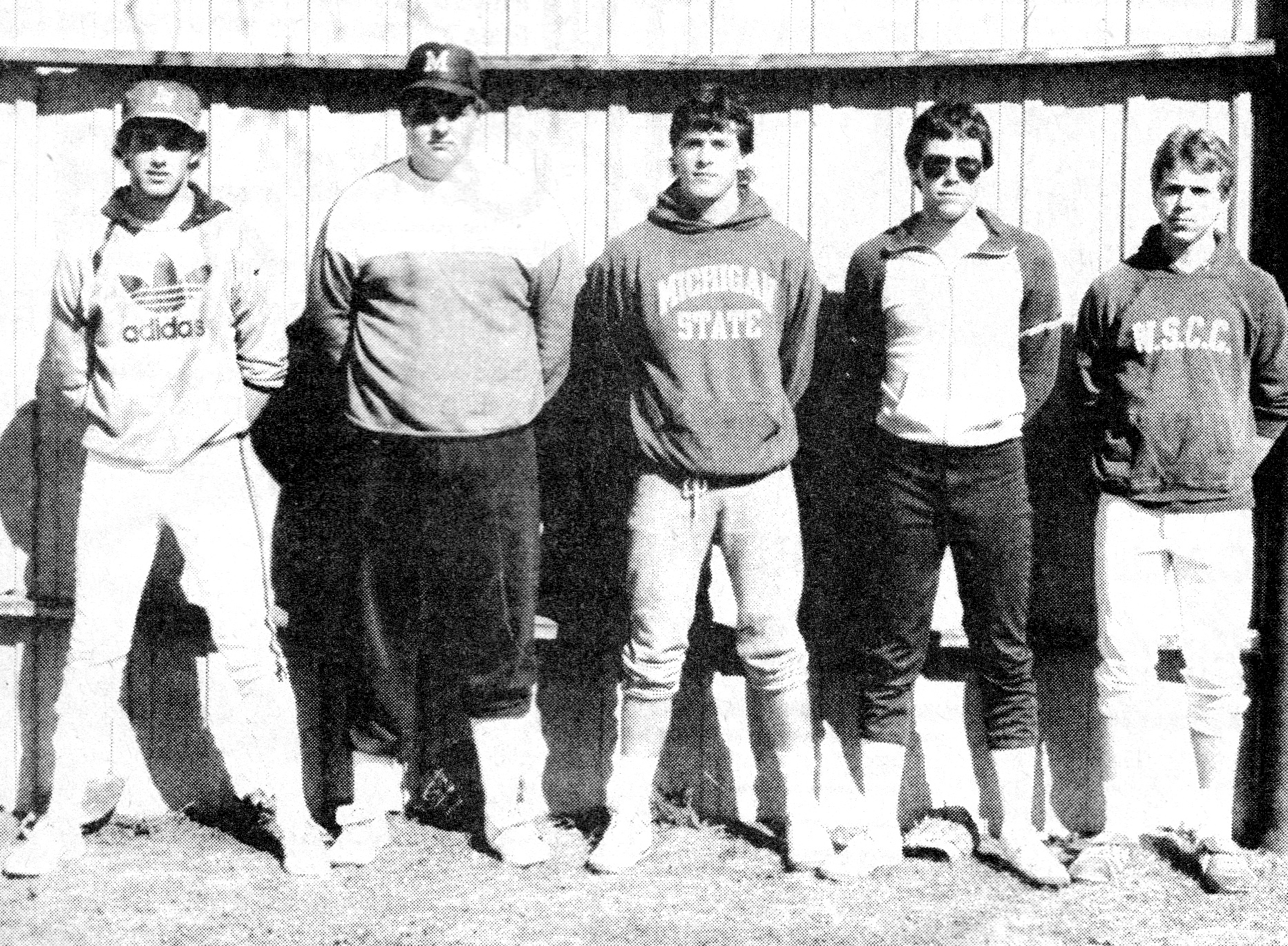 1986 photo shows veteran MHS baseball players