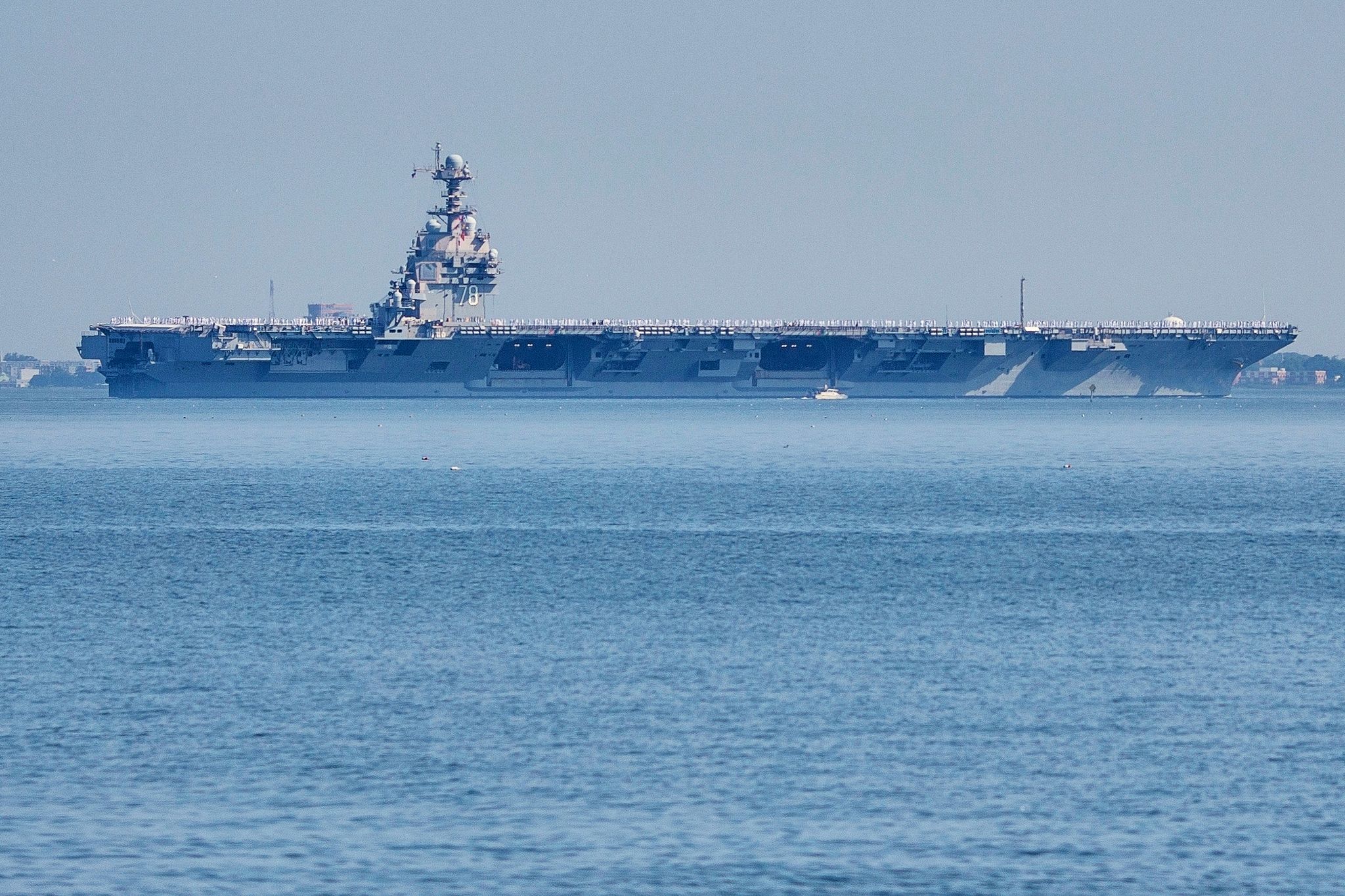 USS Ford aircraft carrier will be heading home after record-breaking ...