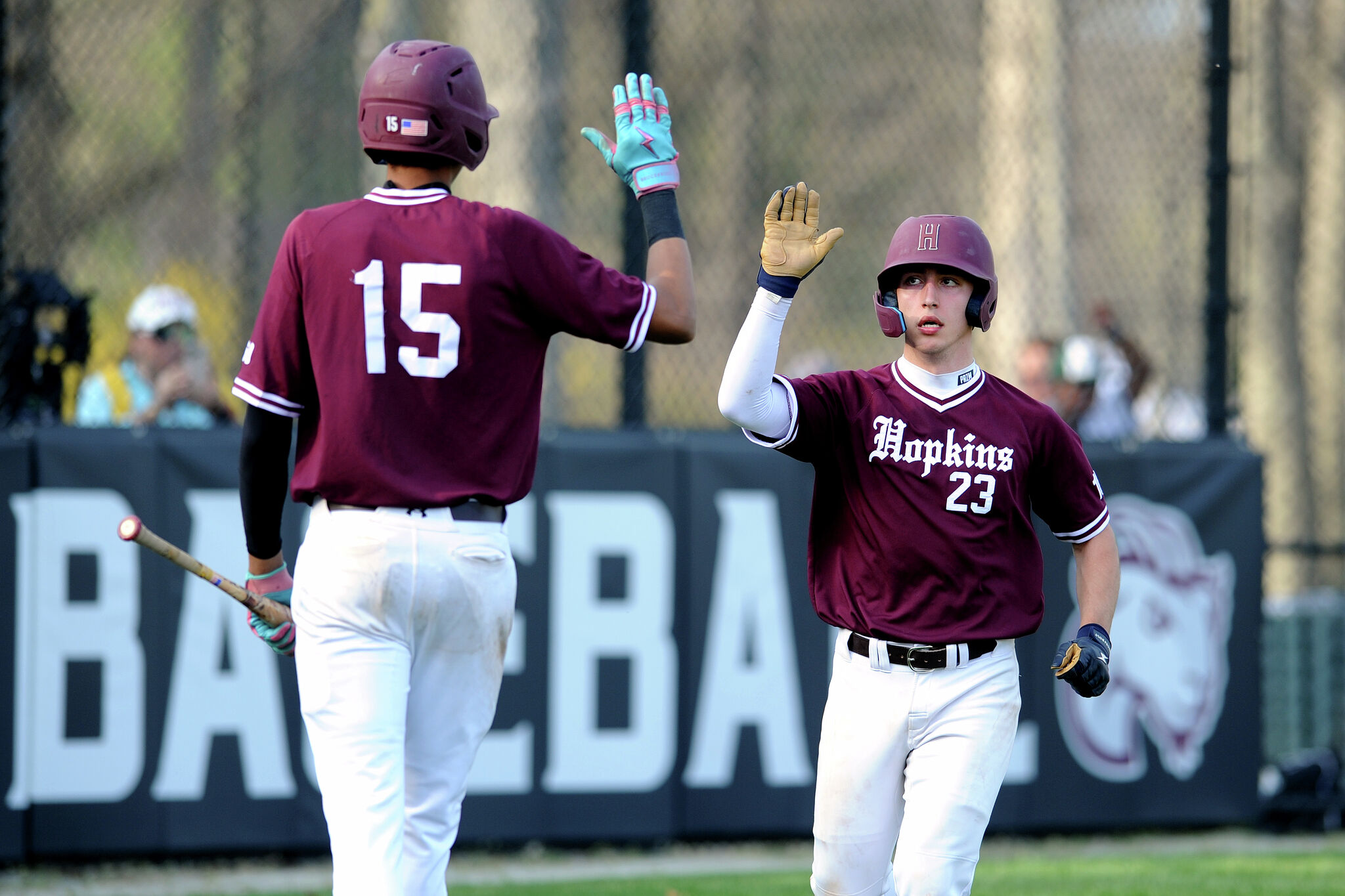 Hopkins baseball defeats Hamden Hall in Fairchester League contest