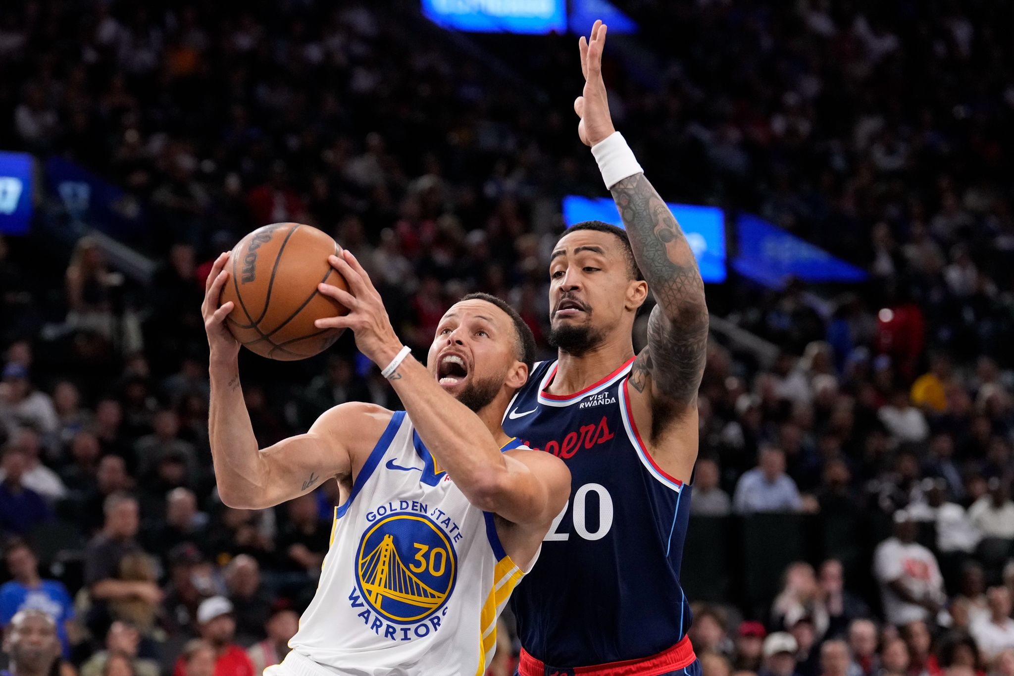 Stephen Curry, Al Horford lead Warriors past Clippers 126-121 with a ...