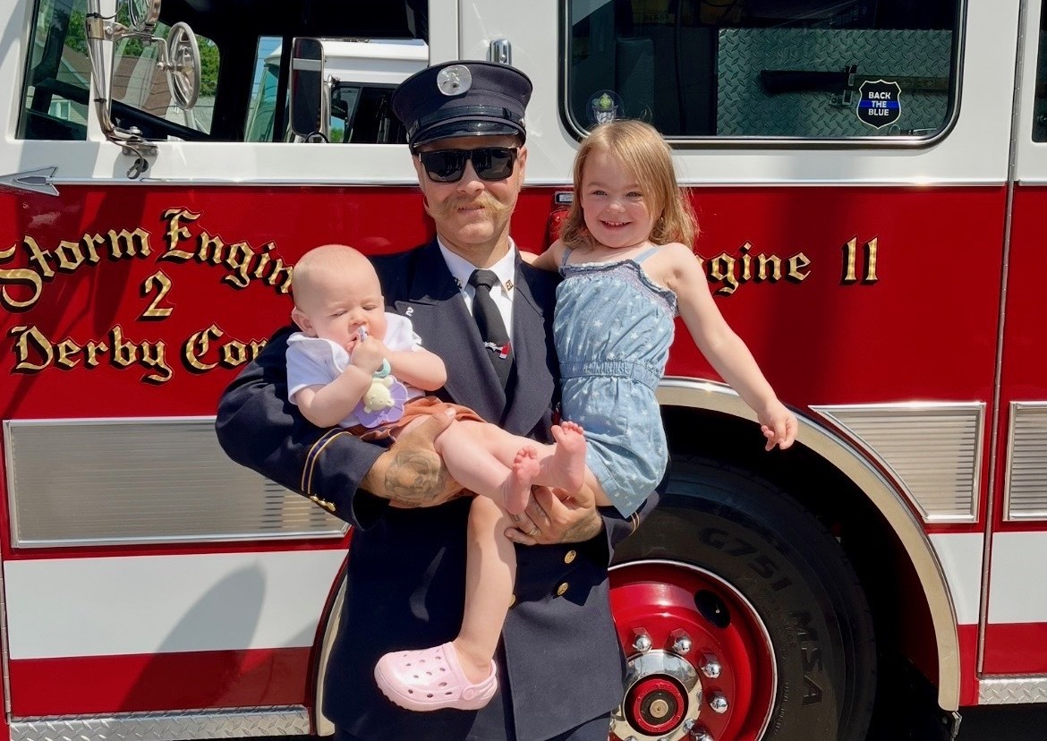 Derby firefighter needs kidney wants 'to be the father I was before'