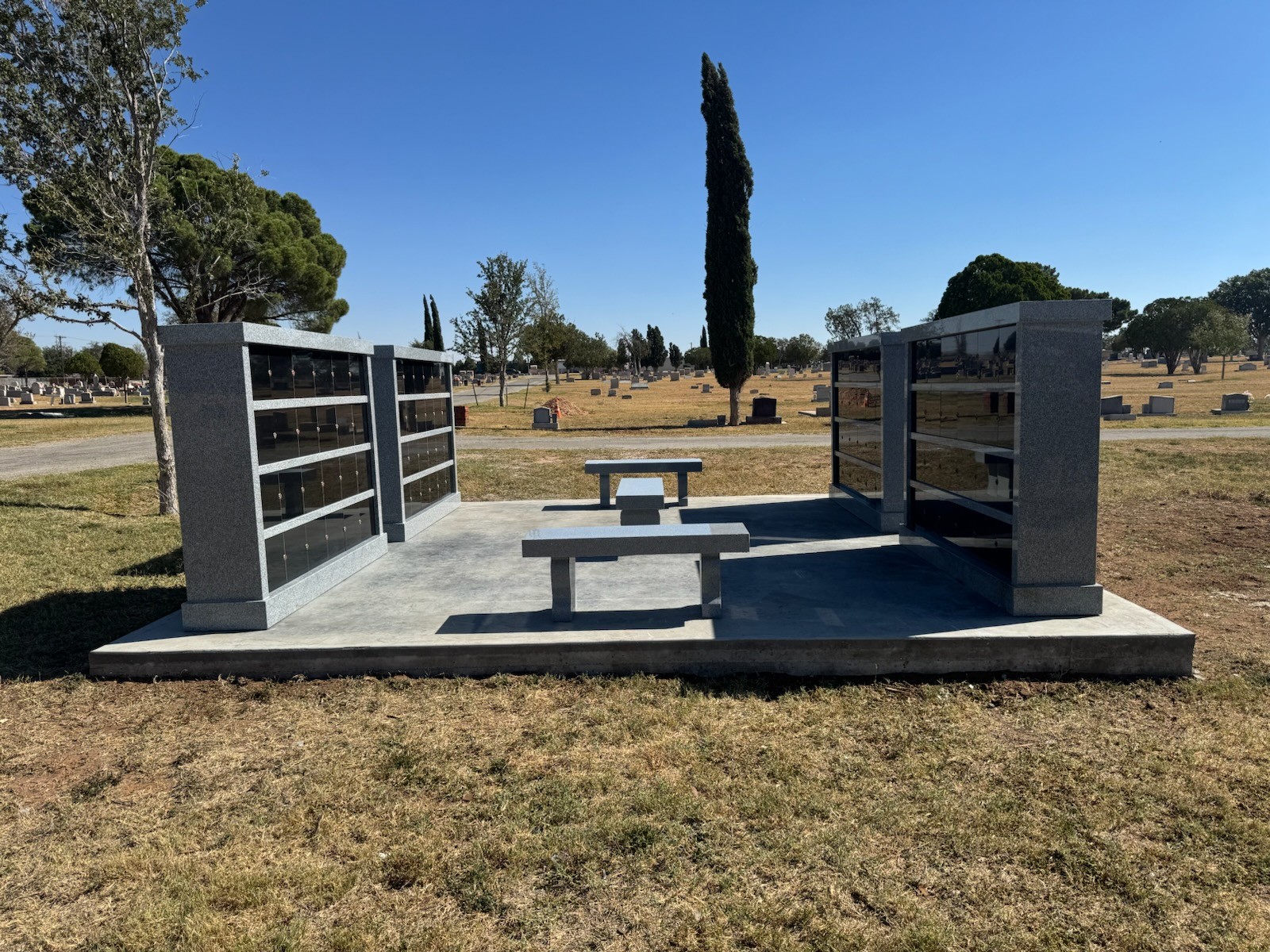 Midland TX cemetery columbarium niches selling quickly