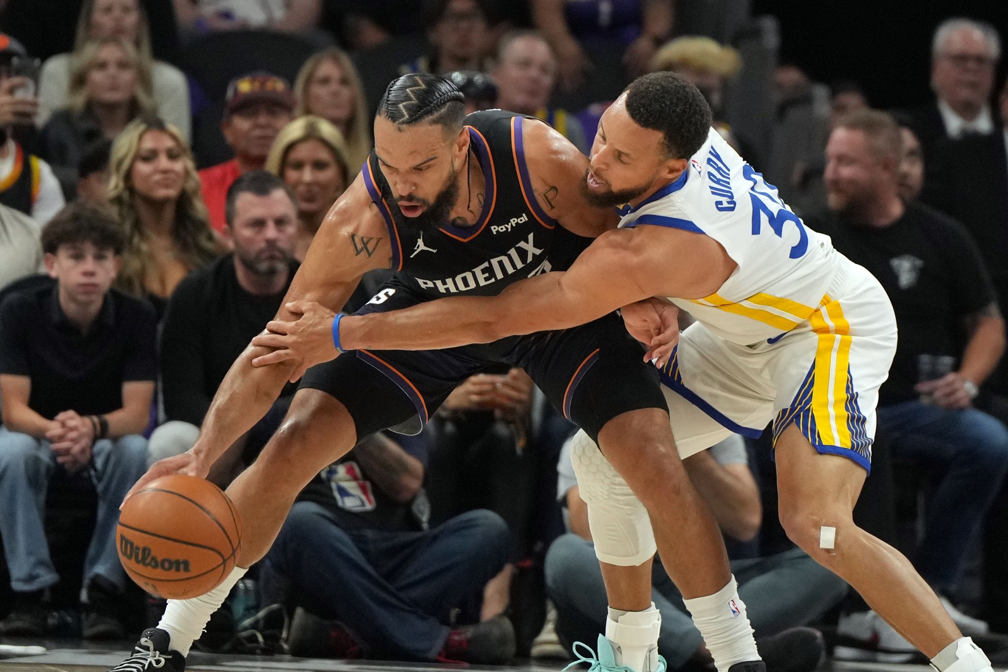 Green scores 36 points, Suns lock down Warriors, Curry in 111-96 win in ...