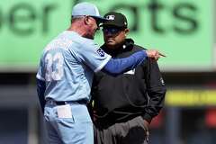 Royals manager Matt Quatraro ejected after top of first inning in game ...