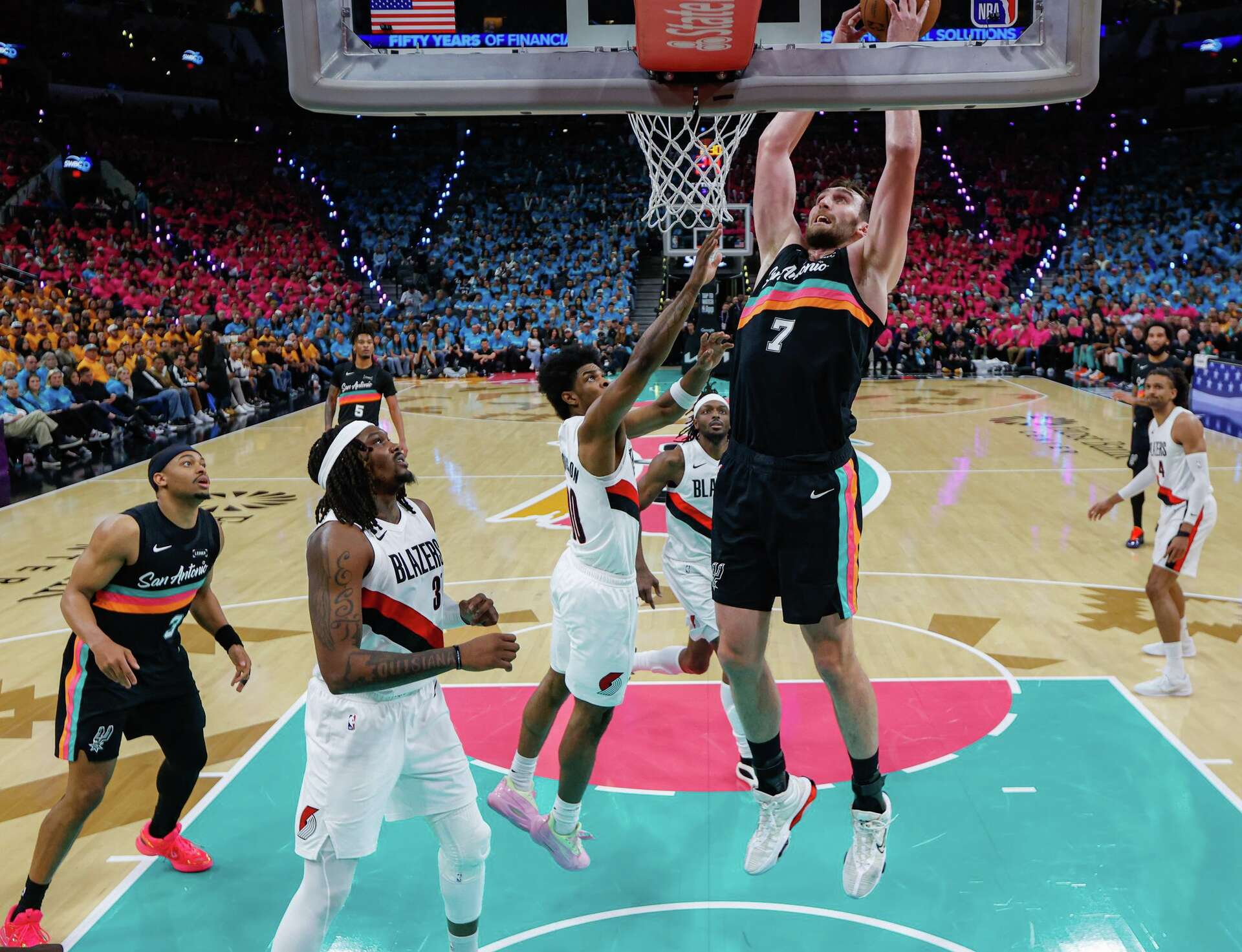 Spurs vs. Trail Blazers NBA Playoffs Game 1 highlights