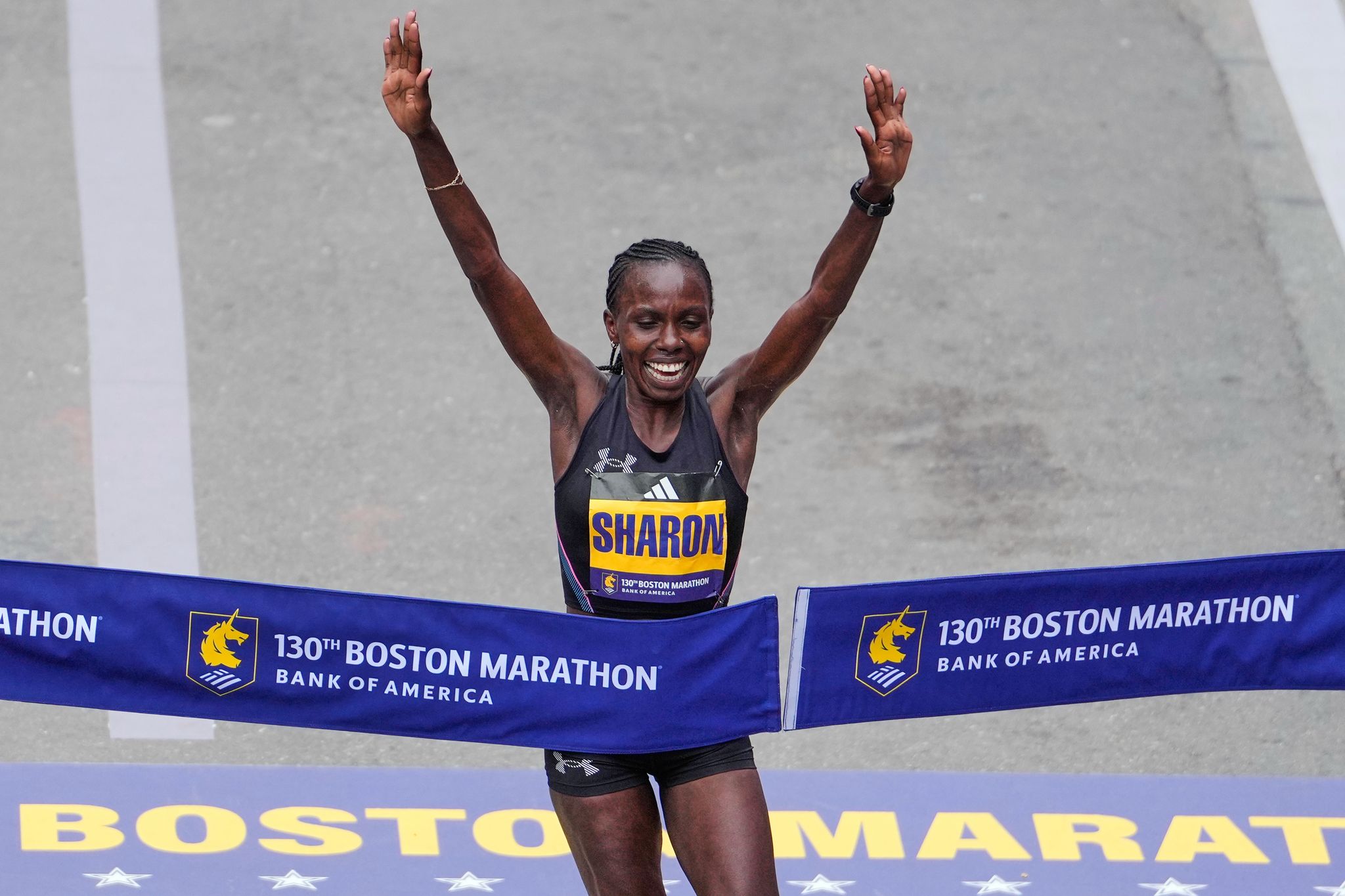 Sharon Lokedi repeats as Boston Marathon women's champion, leading a ...