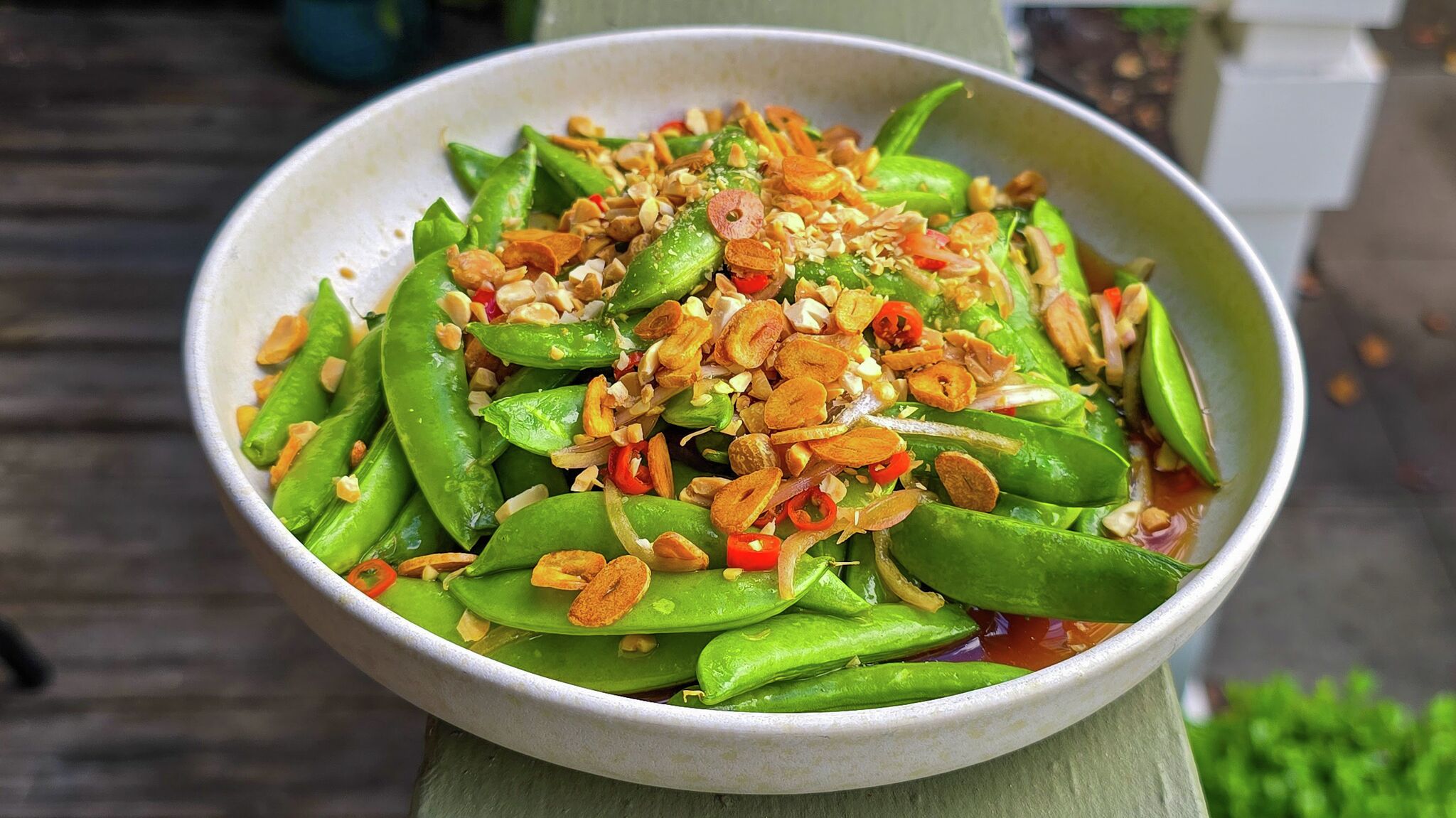 Recipe: Prik Nam Pla Snap Peas