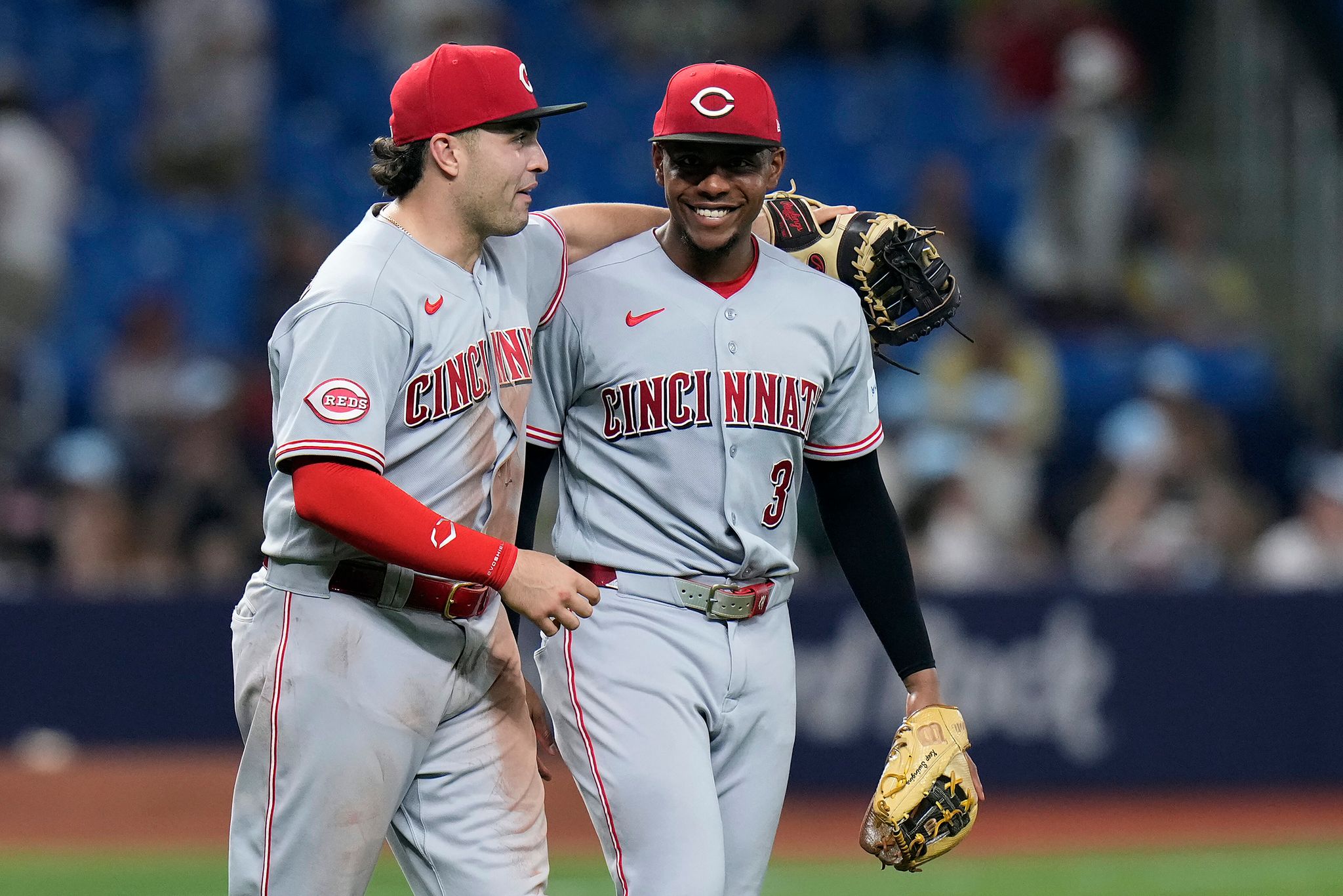Rookie Sal Stewart hits his 8th homer as Reds top Rays 6-1 for 4th ...