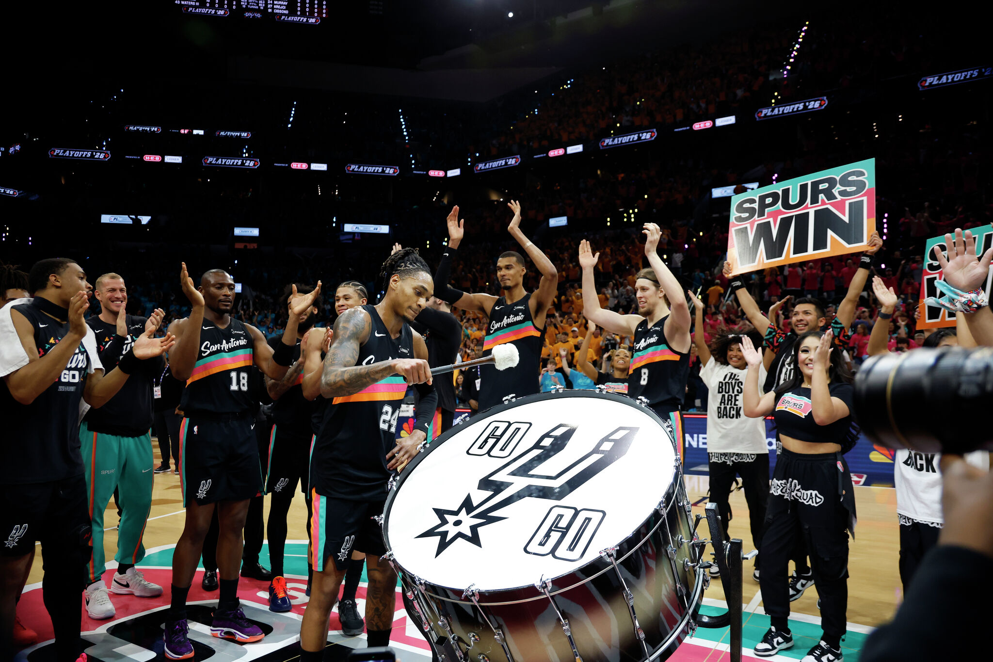 Free food takes over San Antonio after Spurs playoff wins