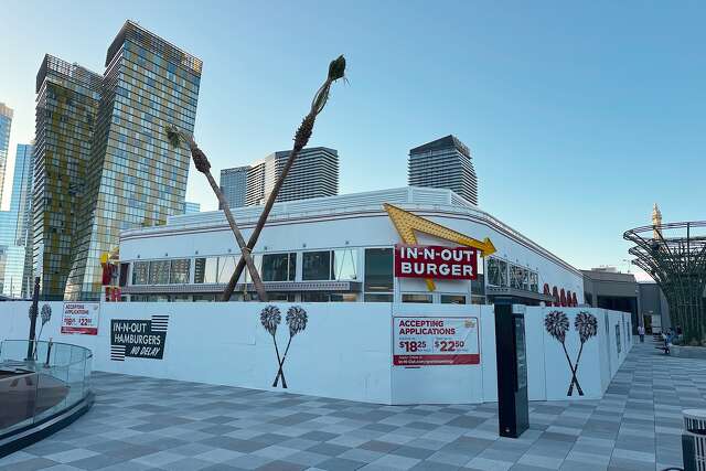 Peek behind the construction at In-N-Out’s giant Vegas Strip spot
