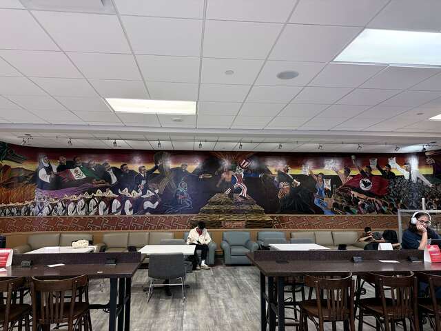 Texas campus weighs future of Cesar Chavez mural