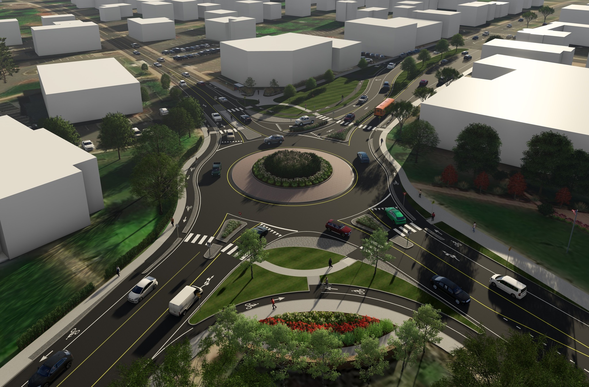 See Manchester's roundabout plans to improve Main Street safety
