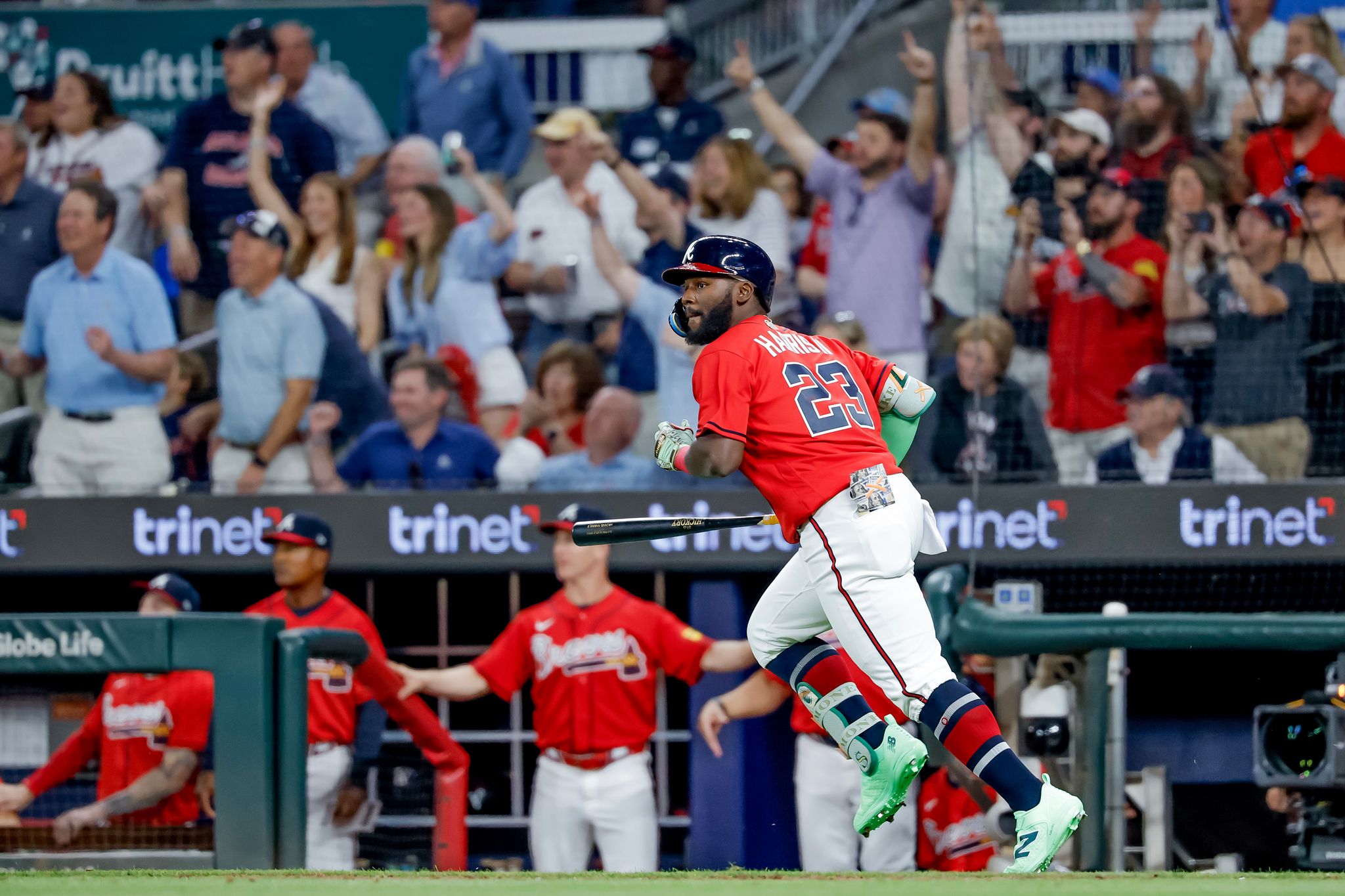 Braves CF Harris scratched from the lineup, then comes through as pinch ...