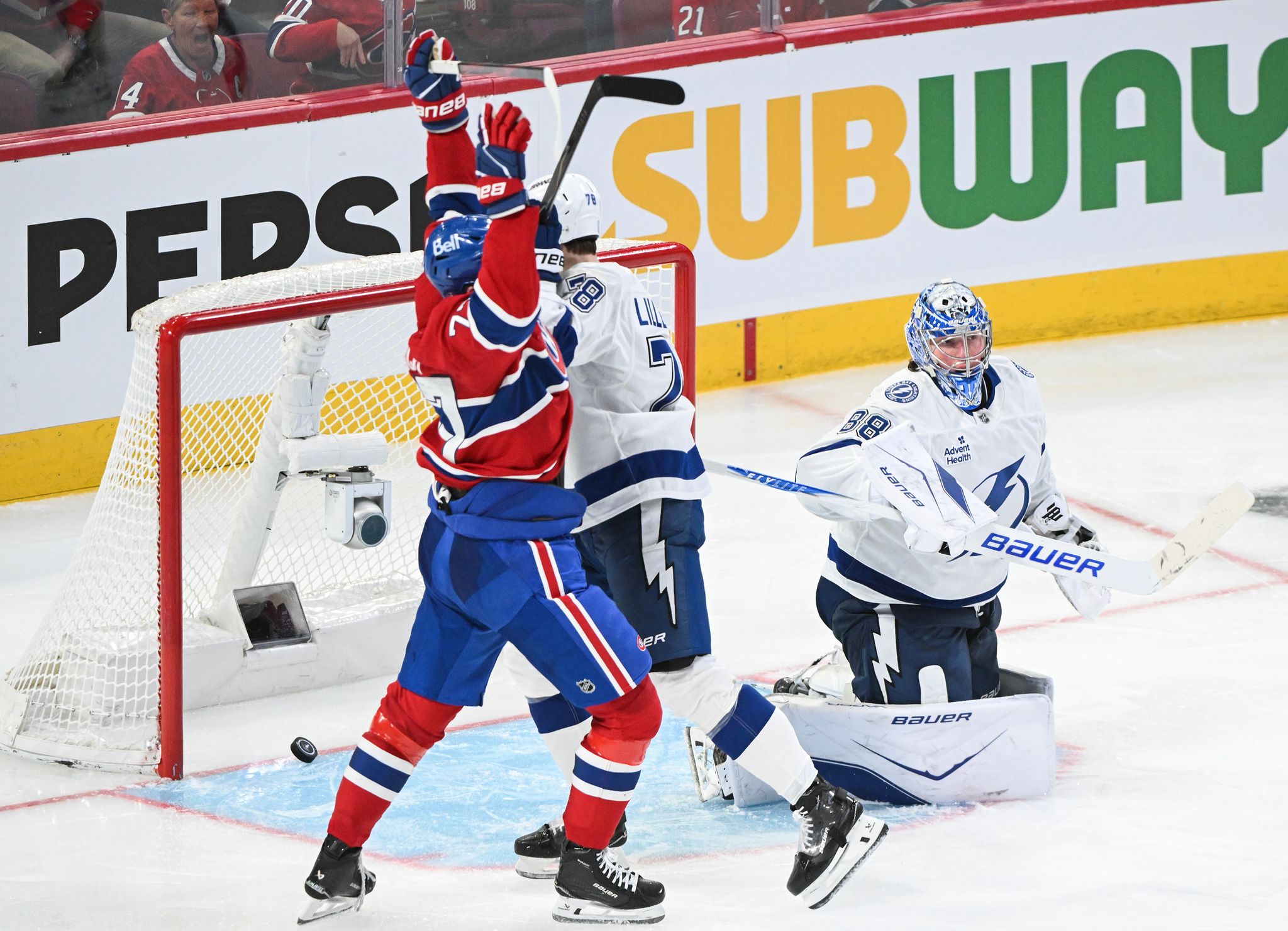 Canadiens beat Lightning 3-2 in OT to take 2-1 lead in all extra-time ...