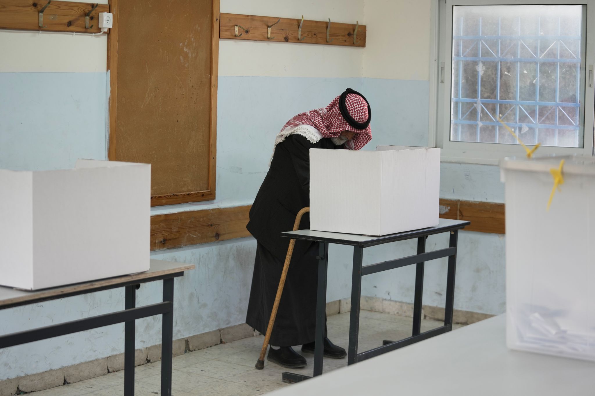Palestinians vote in local elections in West Bank and part of Gaza