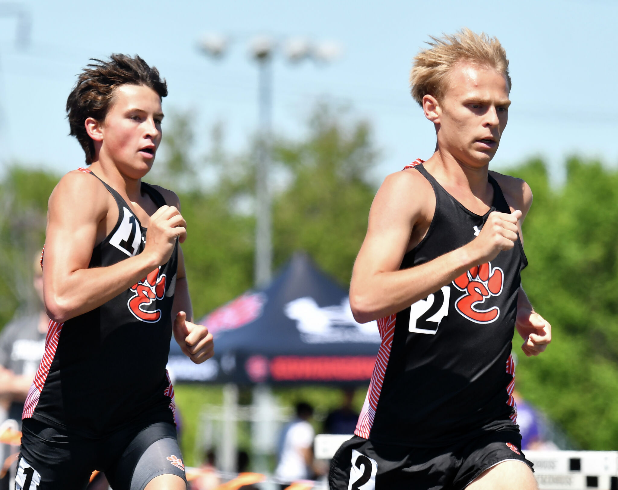 Edwardsville track teams win Madison County meet titles