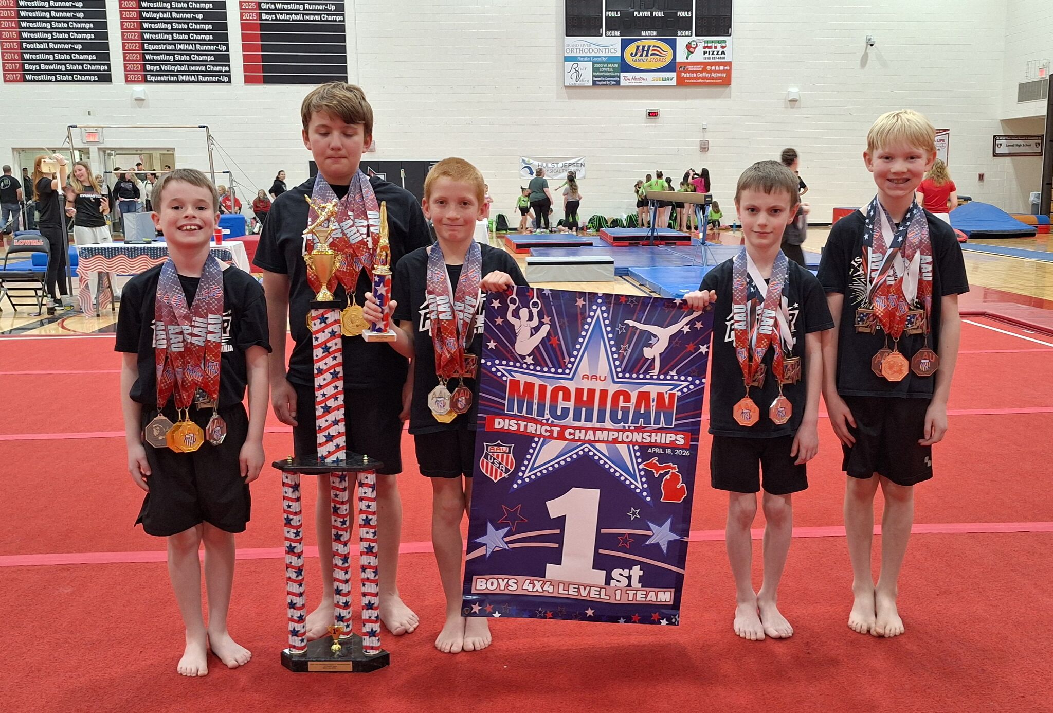 Flipstar Xcel Copper sets gym record at AAU state meet