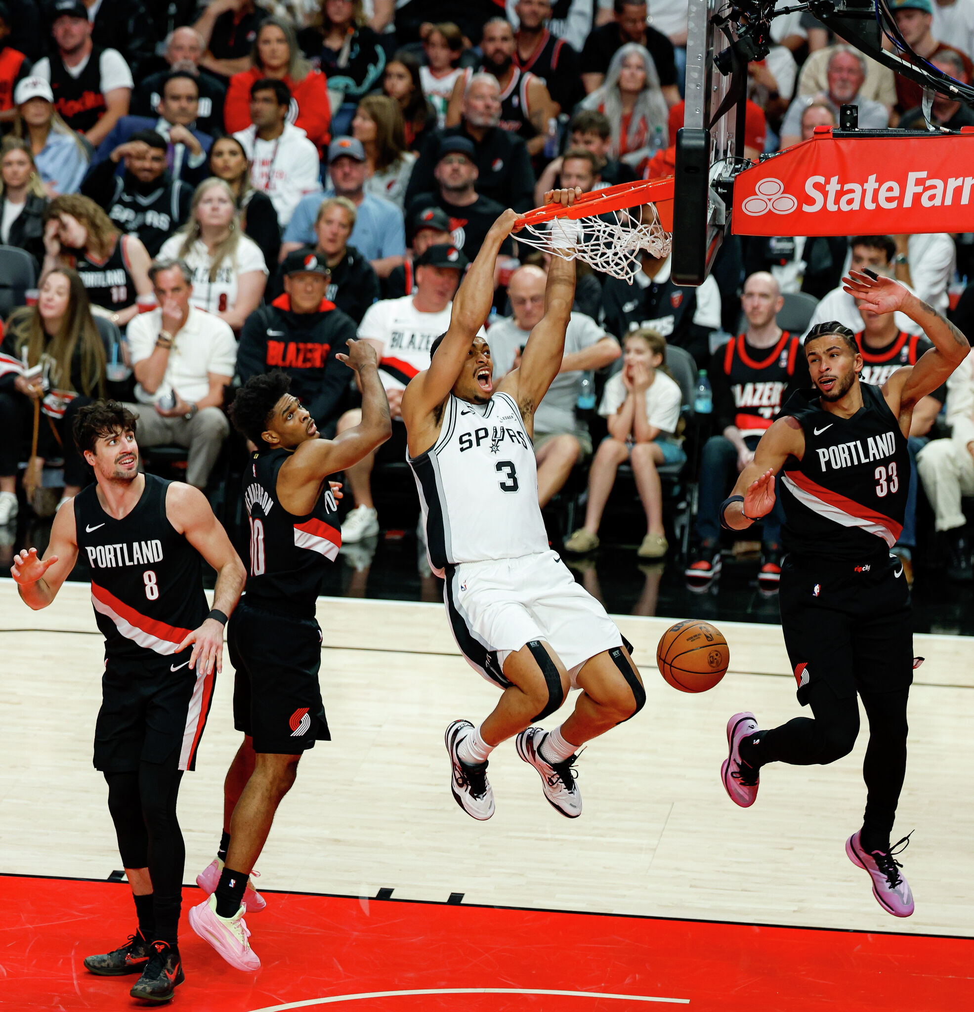 Spurs vs. Trail Blazers Game 4: San Antonio wins for 3-1 series lead