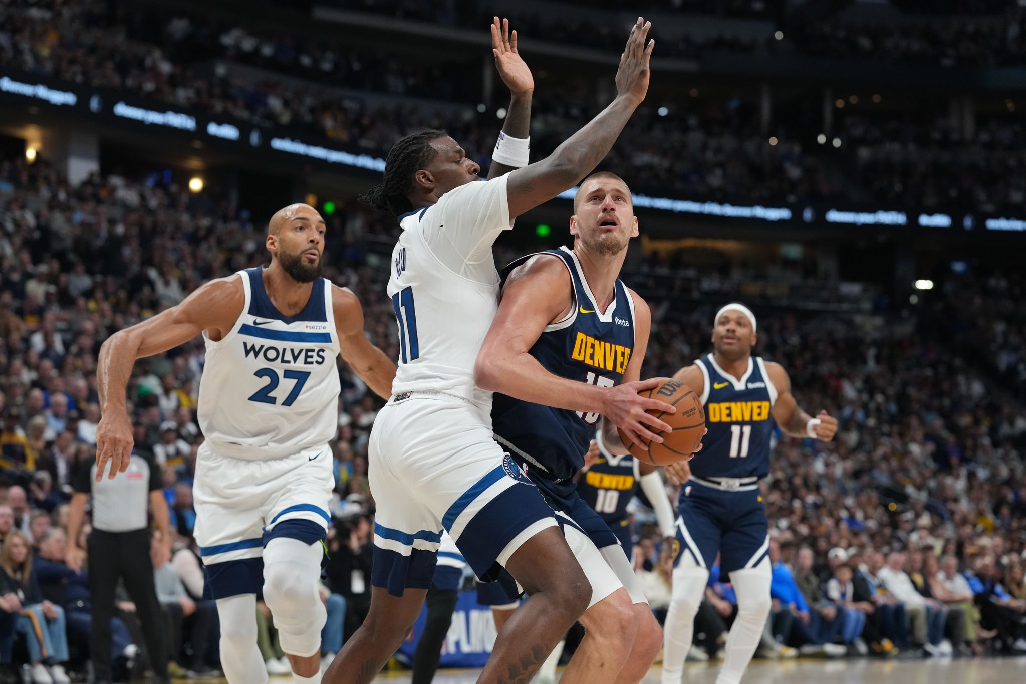 Jokic has triple-double as Nuggets avoid elimination with 125-113 win ...