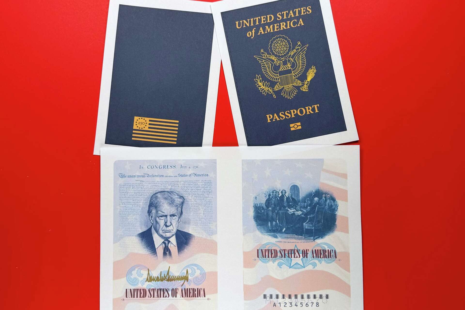 US will issue commemorative passports with Trump’s picture for America ...