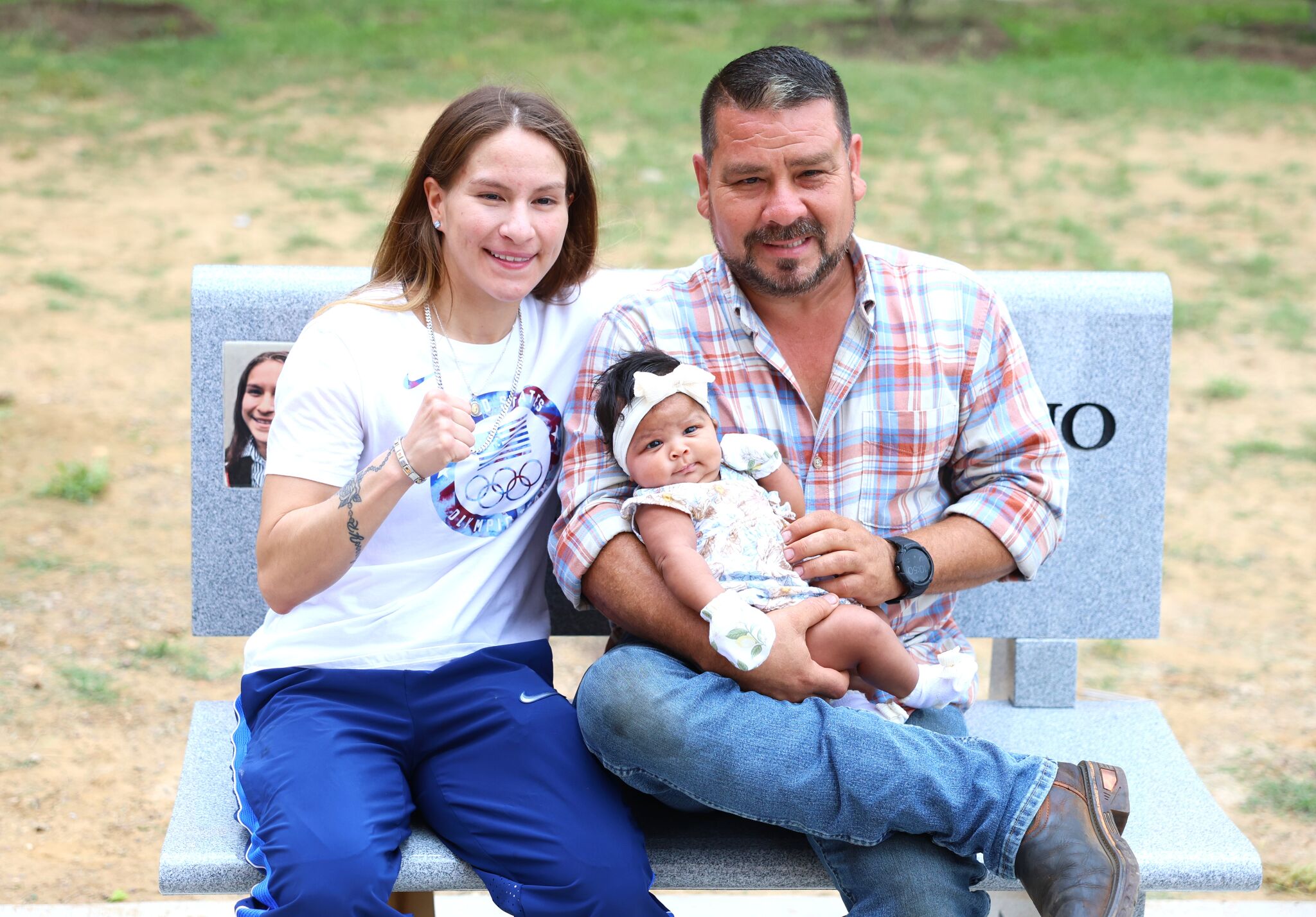 PHOTOS: Laredo Olympic boxer Jennifer Lozano honored with bench at LBJ