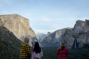 Yosemite visitor numbers explode as park does away with reservations