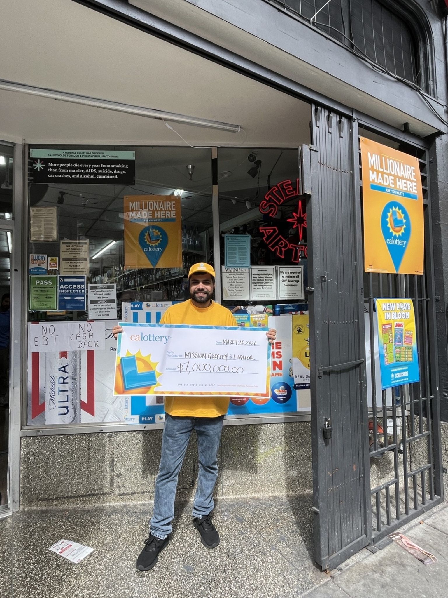 SF: Mission Market Sells $7 Million California Lottery Winner