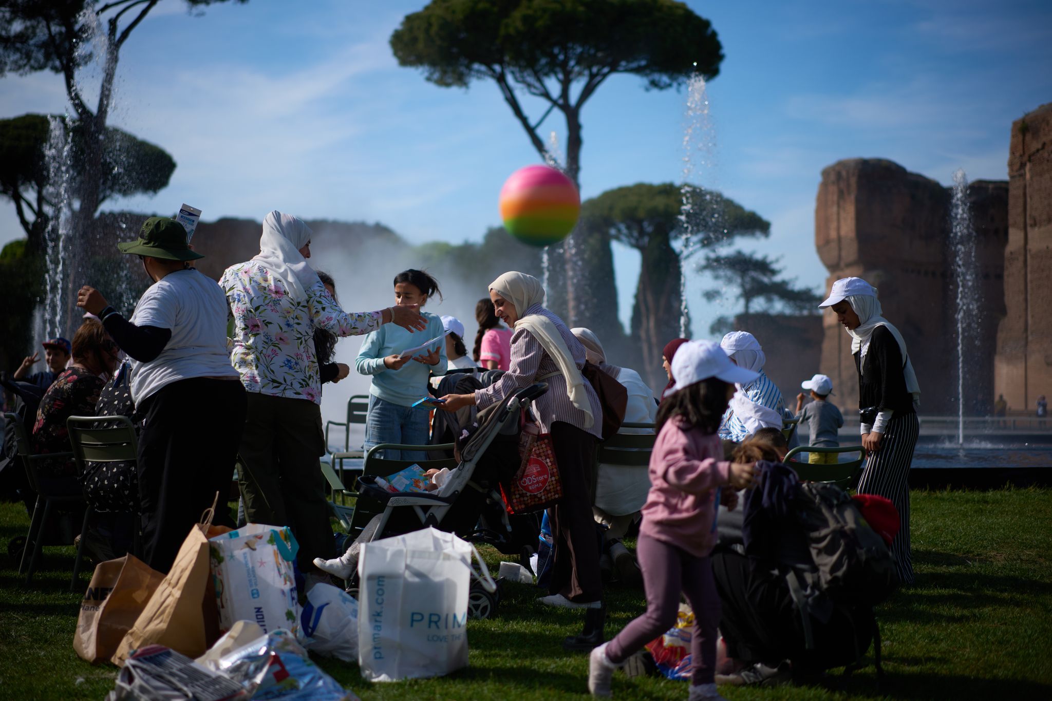 Families evacuated from Gaza enjoy a day to decompress at Rome's ...