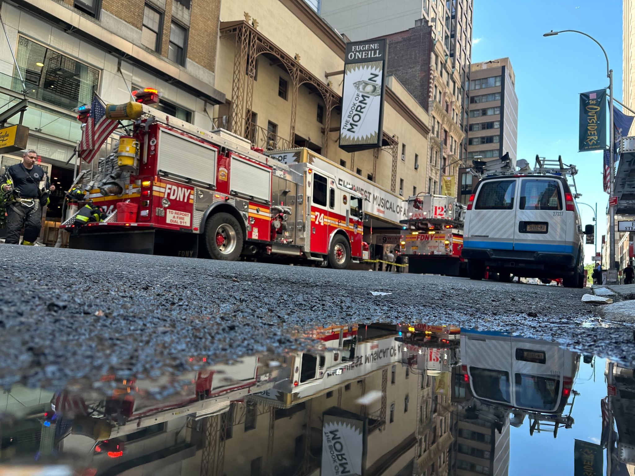 Electrical fire will keep the Broadway theater that hosts 'The Book of ...