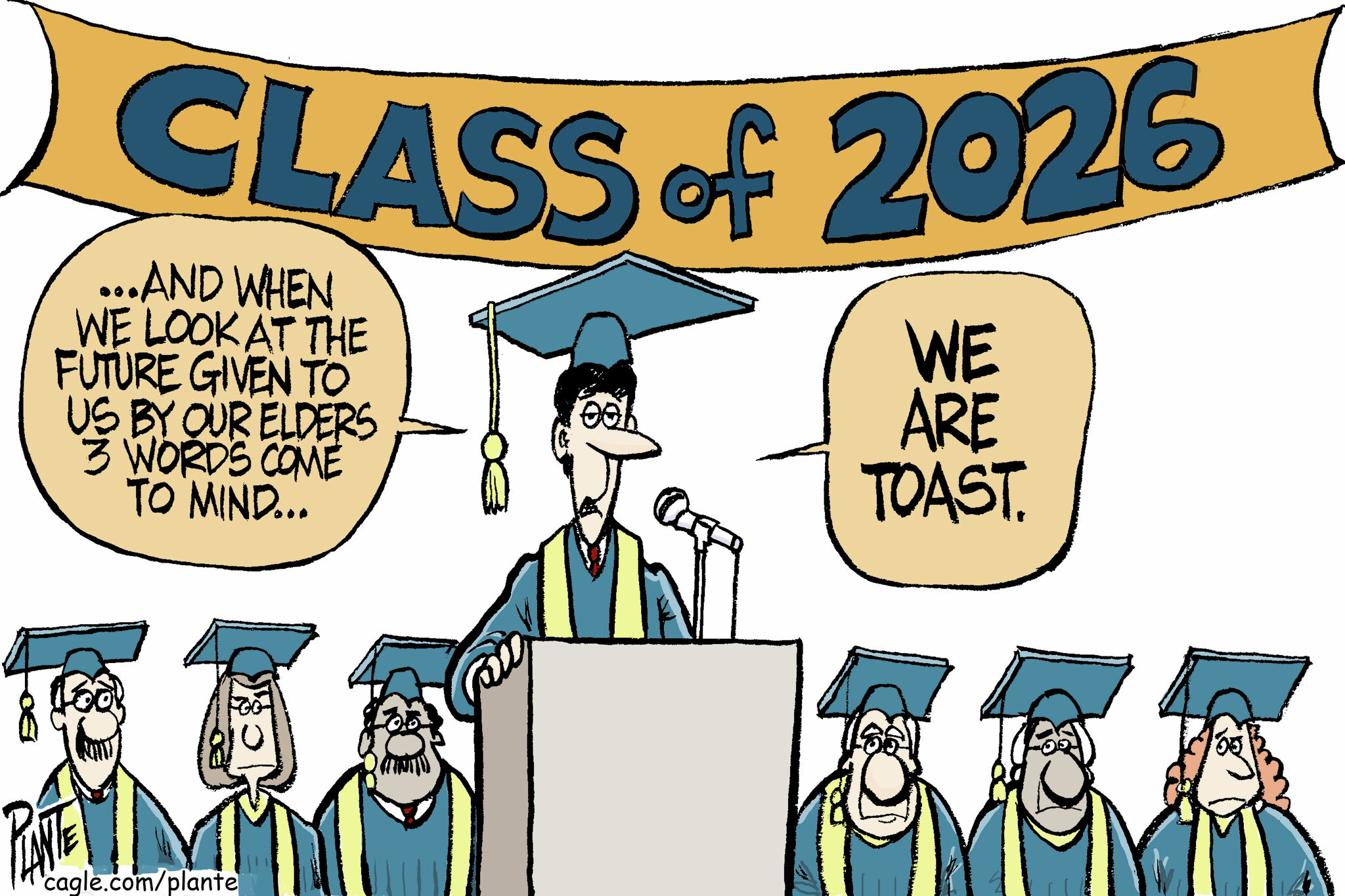 Opinion cartoon: What's next?