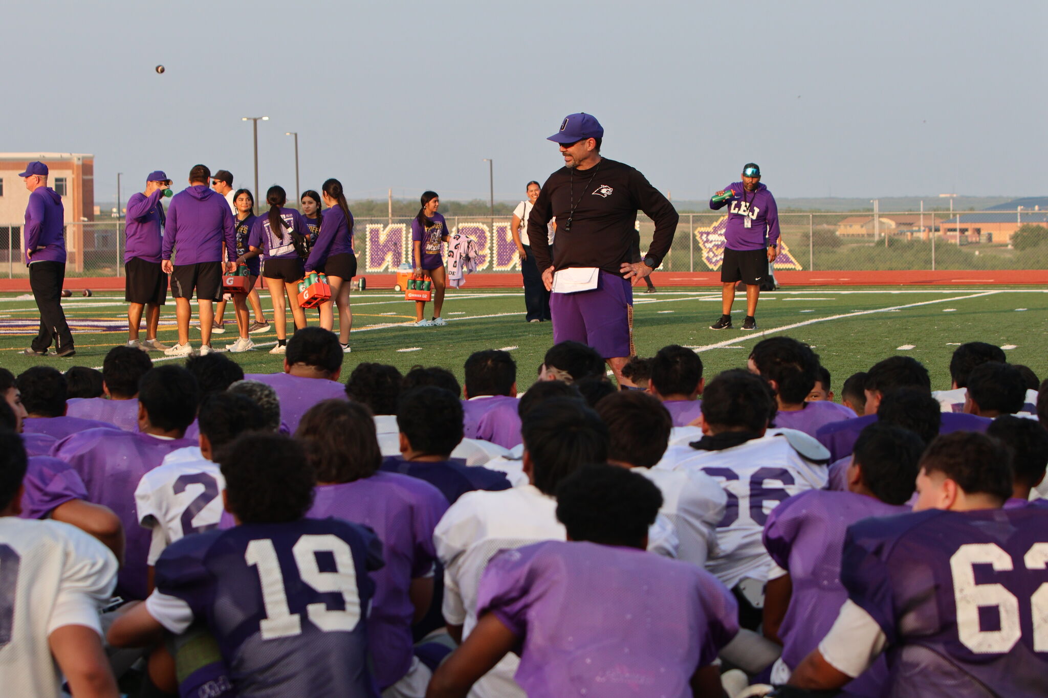Laredo LBJ football spring game kicks off Wolves' offseason push