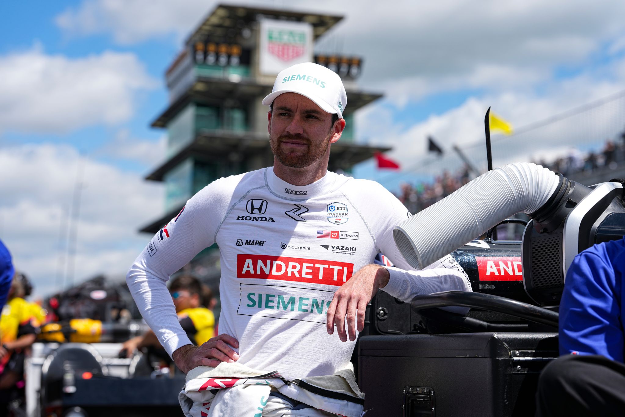 Josef Newgarden and Kyle Kirkwood fall out of the pole mix early during ...