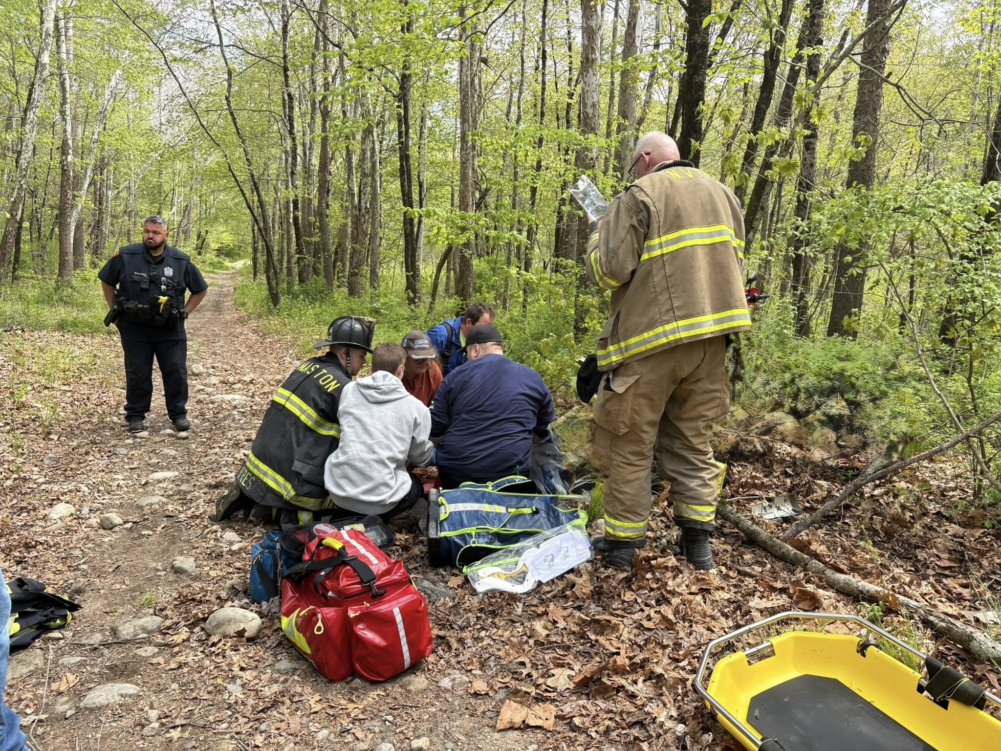 Litchfield dirt biker injured on Naugatuck River trail, officials say