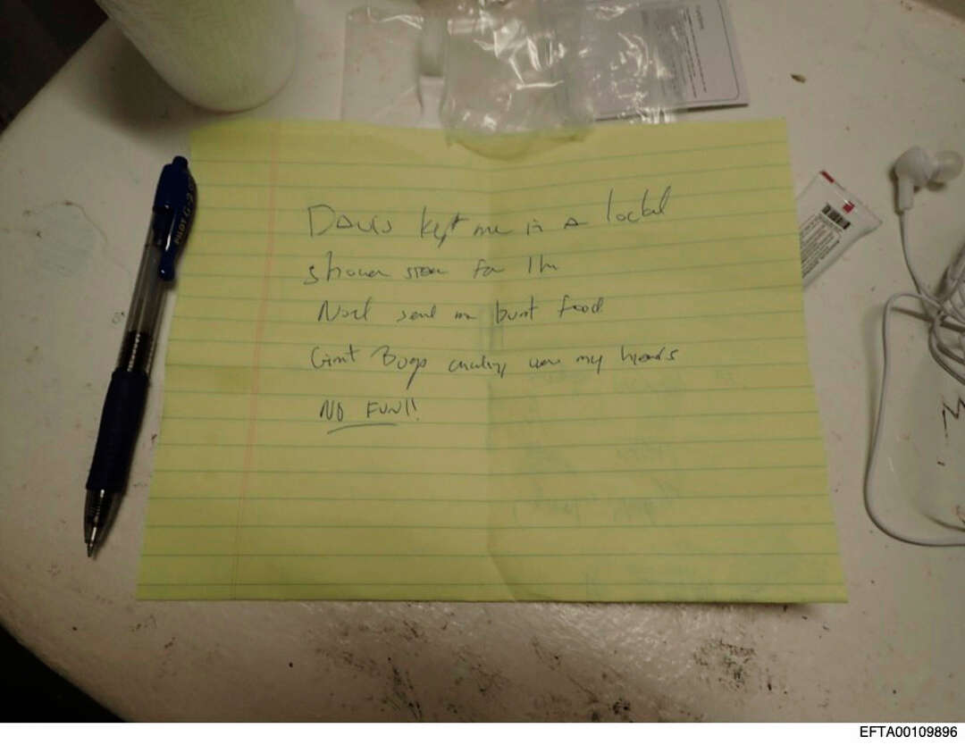 Handwriting on newly released note matches one found after Epstein's ...
