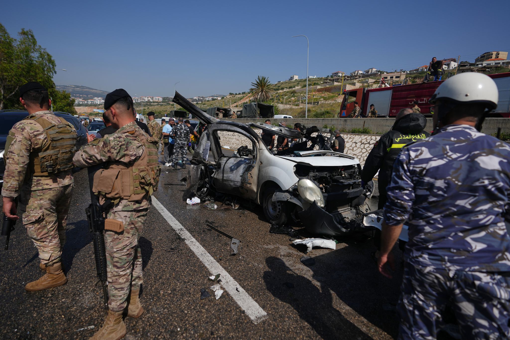 Israeli drone strikes near Beirut kill 4 and southern airstrikes kill ...