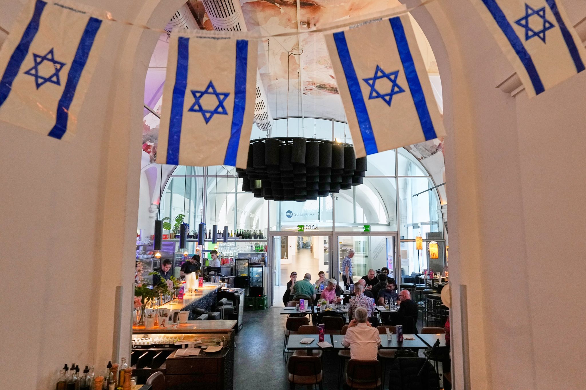 A Vienna cafe offers a welcome for Israel supporters as tensions brew ...