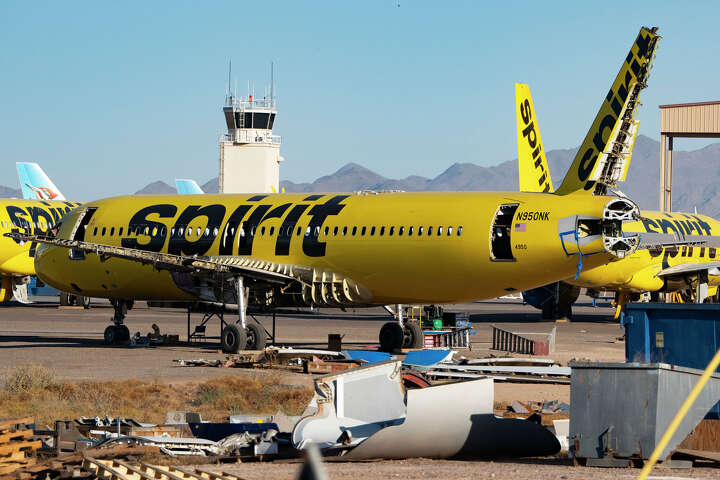 Where Spirit Airlines planes are now after airline shutdown