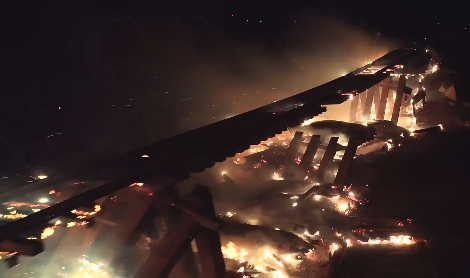 Texas Panhandle wildfire destroys historic railroad bridge near Canyon