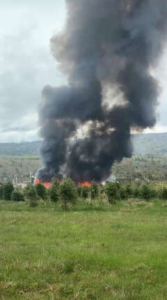 Firefighter killed, 11 injured in lumber mill explosion and massive ...