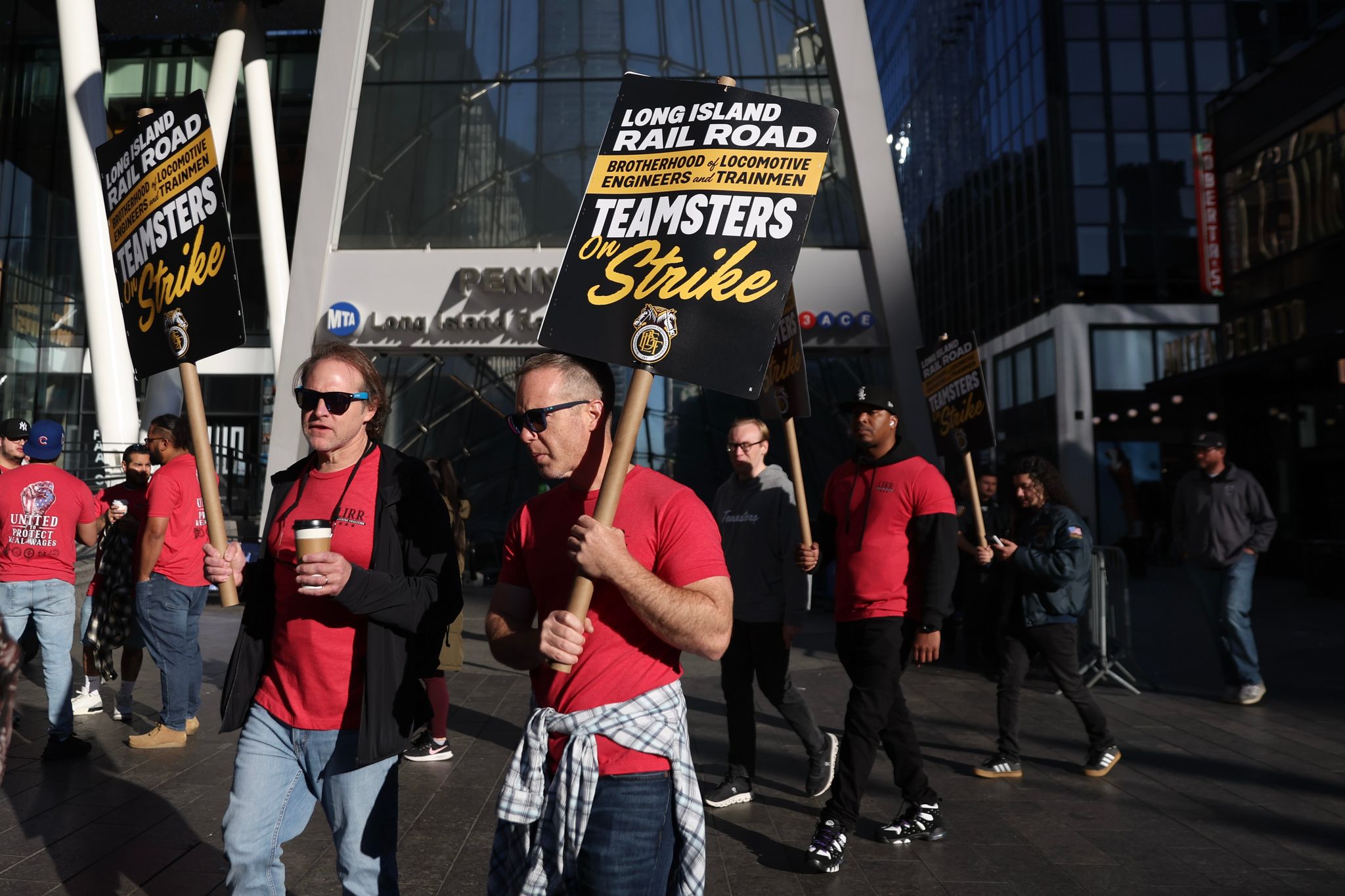 Photos show strike action as North America’s largest commuter rail ...