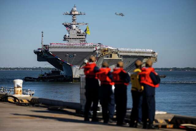 USS Ford returns home after 11-month deployment supporting the Iran war ...