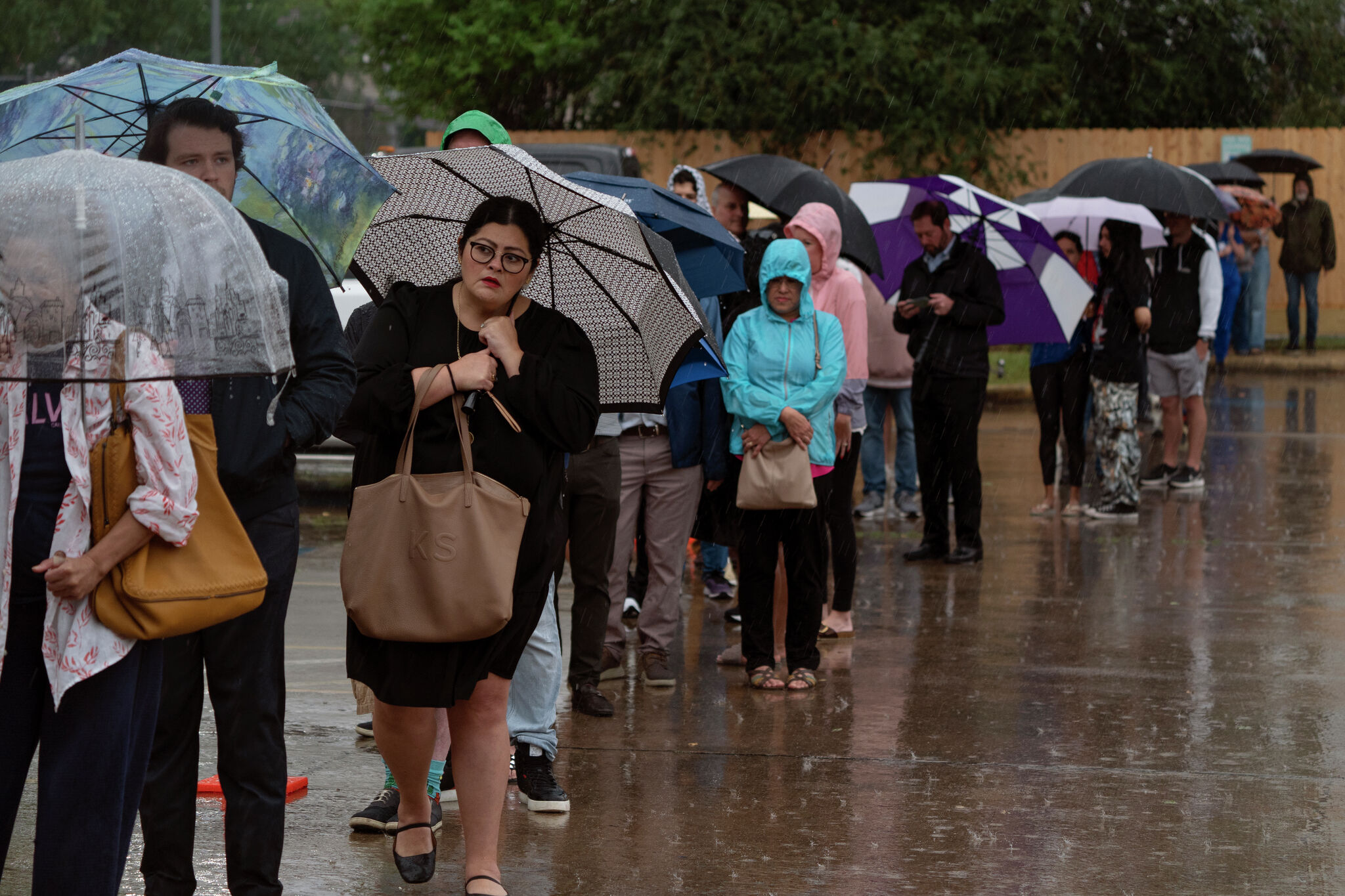 Houston faces rising flood risk as rain bands sweep through region