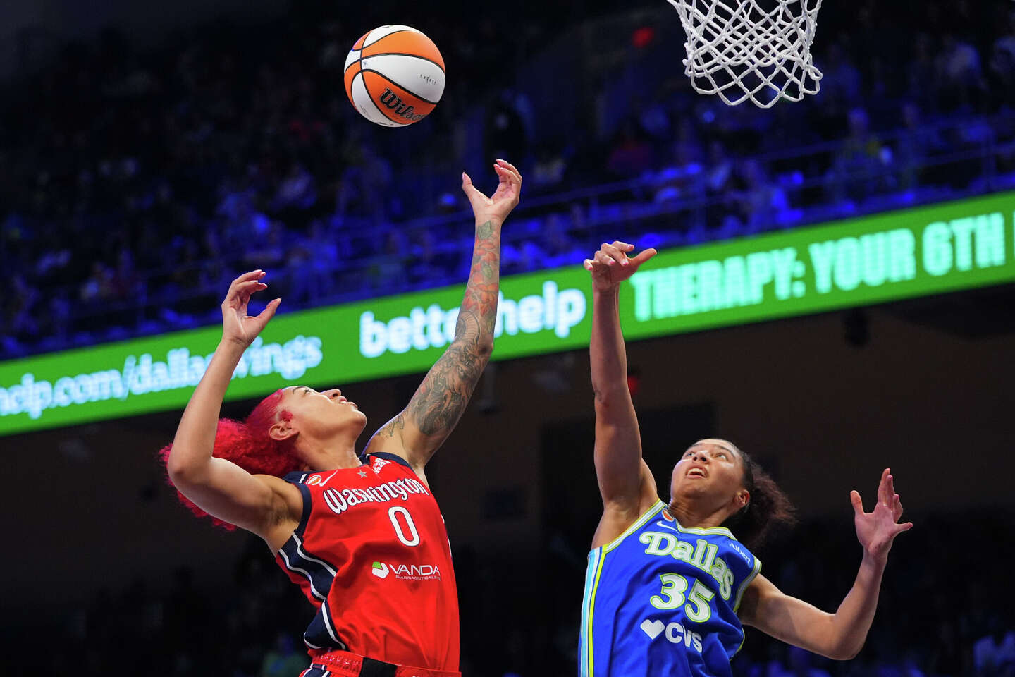 Azzi Fudd has first double-digit outing in Wings' big win vs. Mystics