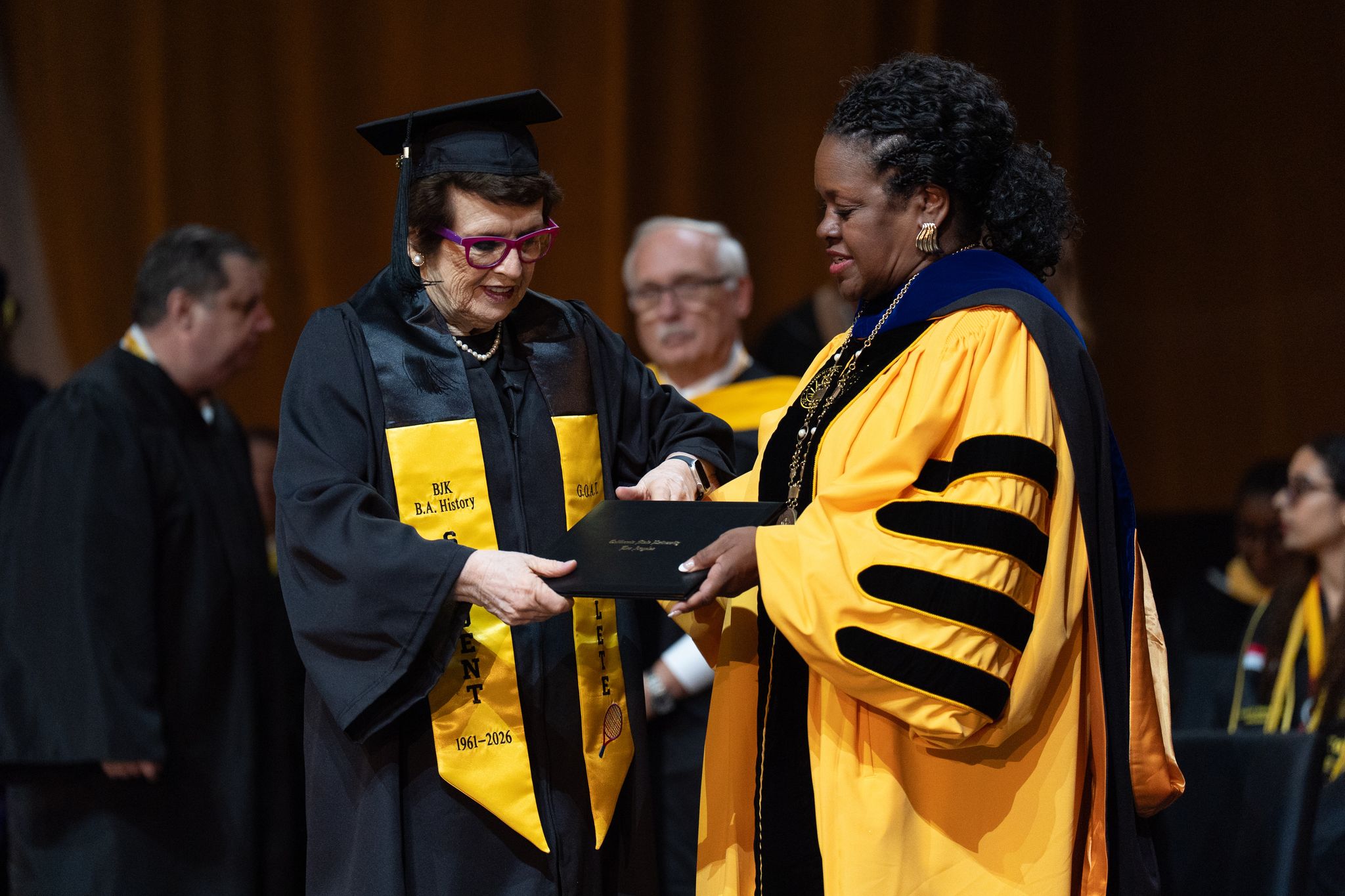Billie Jean King, 82, earns a college degree 65 years after starting at ...
